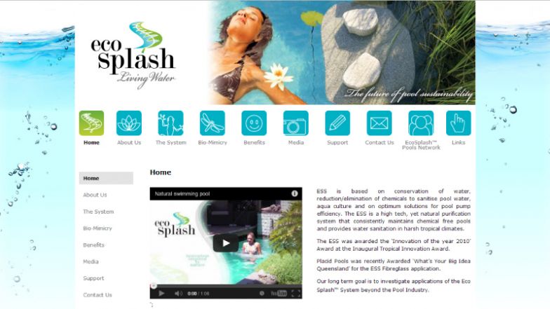 Eco Splash Website | Cairns Website Design
